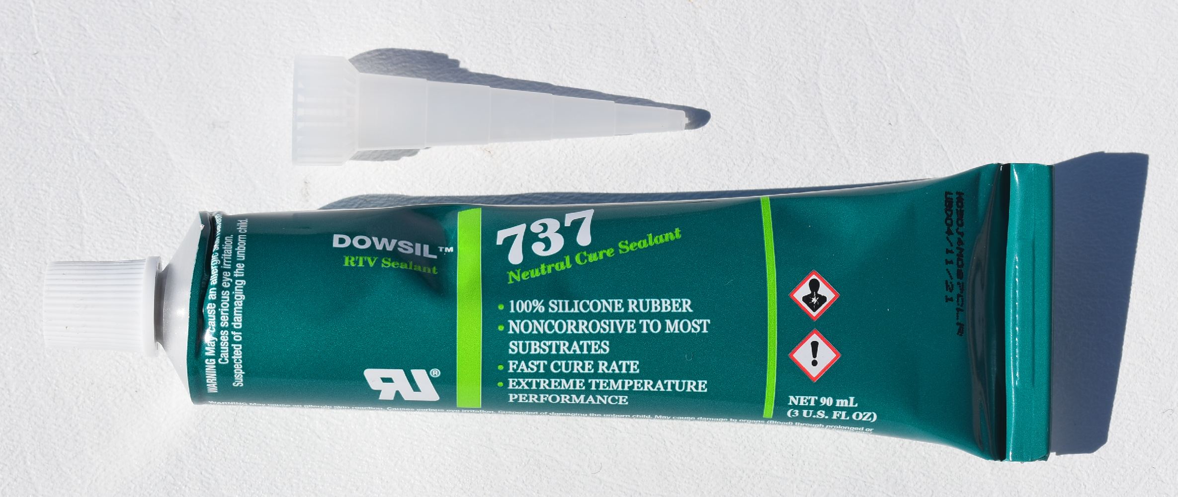 Alliance D511637P Washer/Dryer ADHESIVE DOW 737 CLR 3 OZ TUBE D511637P ...