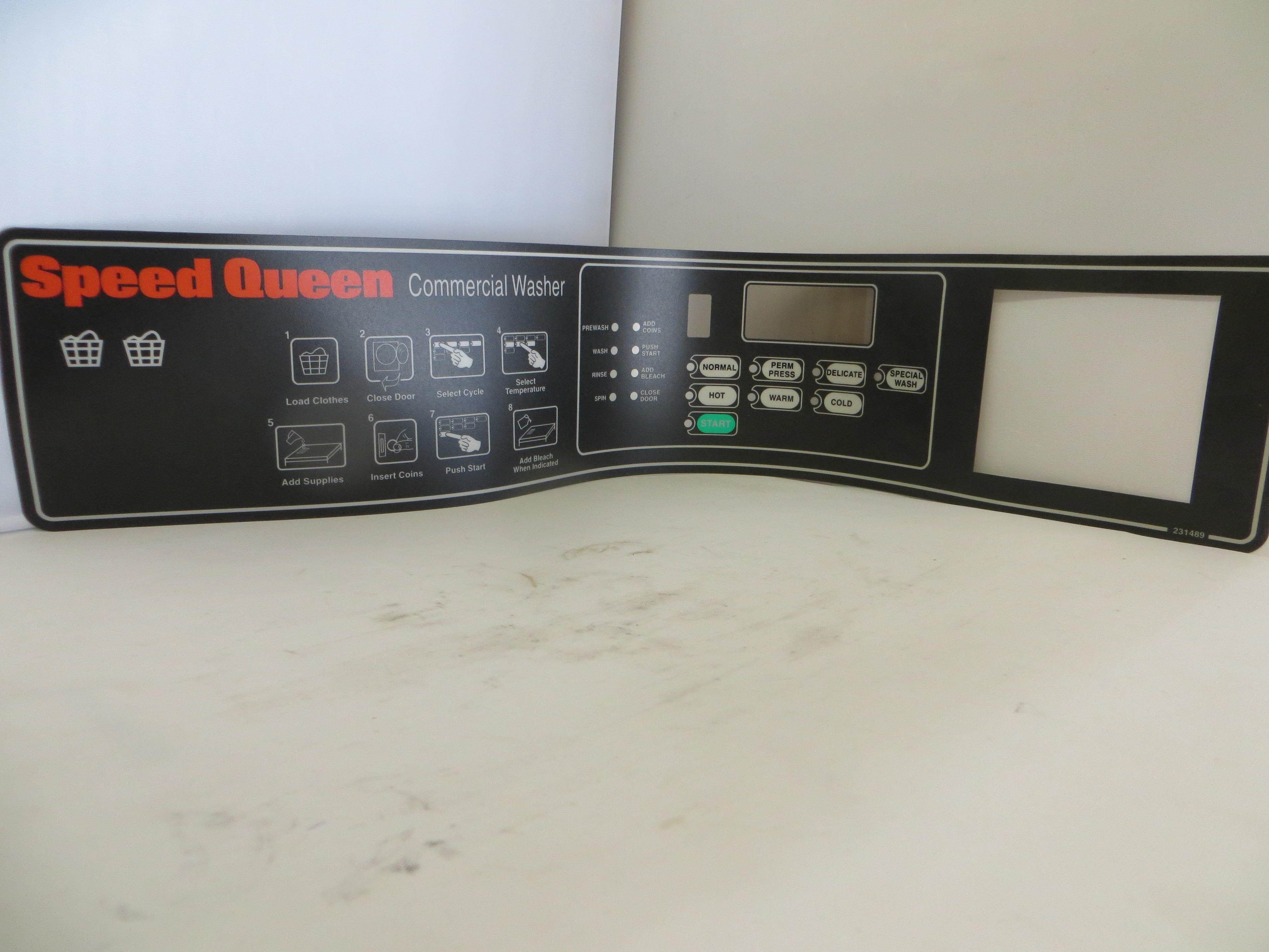 Alliance F231489 Washer DECAL CNTL PNL EC SC18/25 F231489 | PartsKing.com