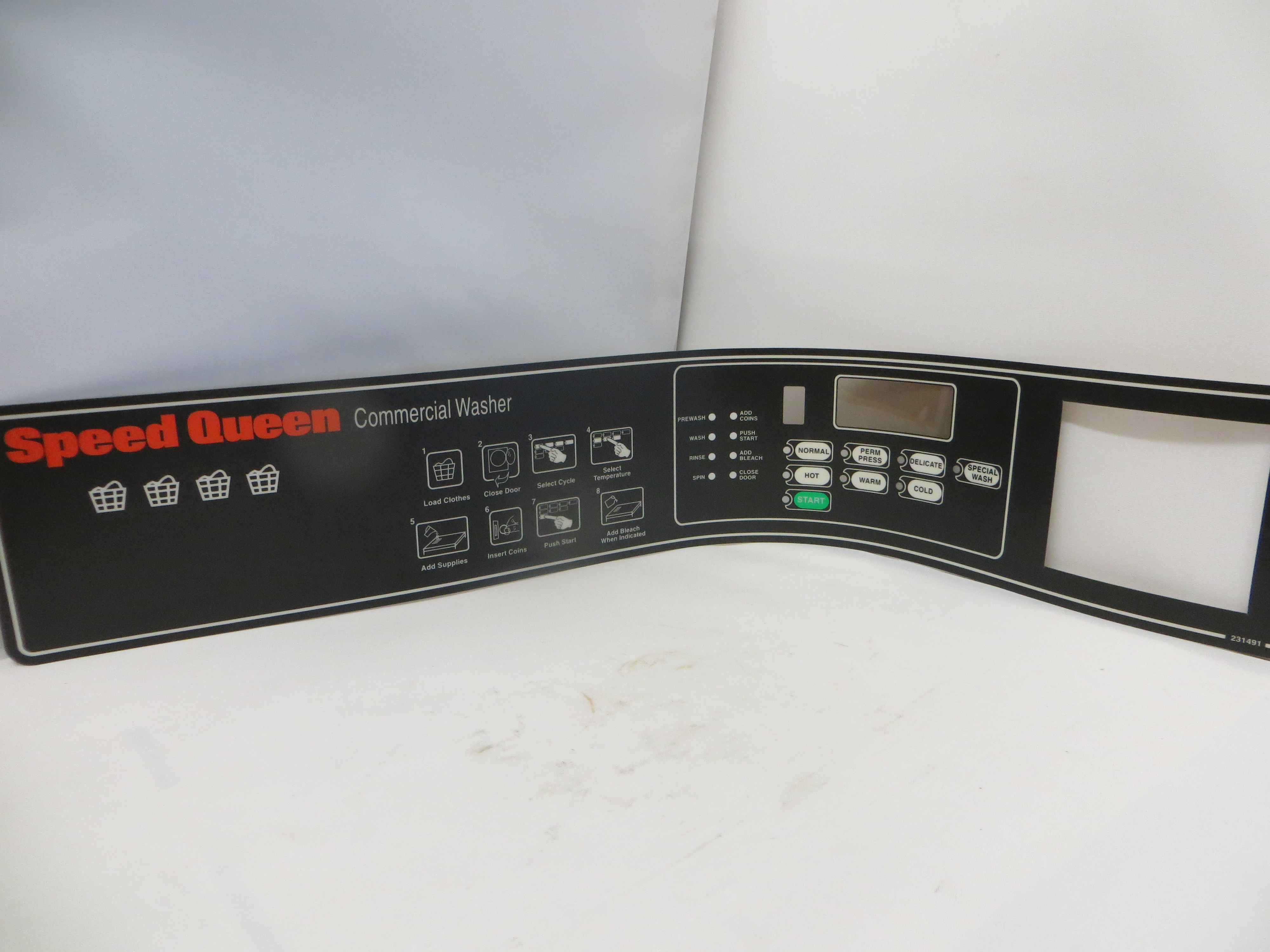 F231490 - Control Panel Decal SC27EC F231490 | PartsKing.com