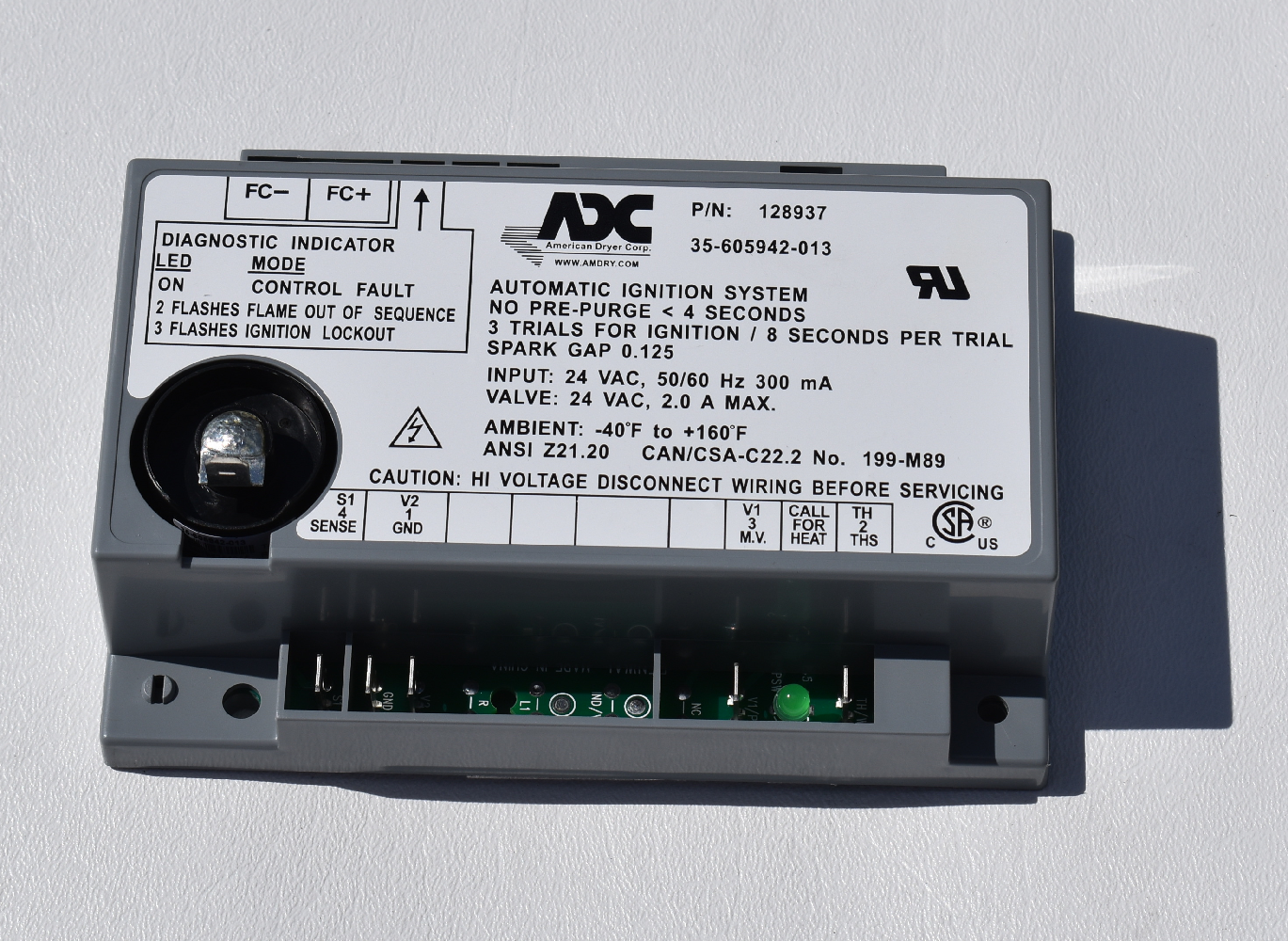 American Dryer 887133 DSI MODULE GRAY W/3 TRIES (WFR887133) WFR887133 ...
